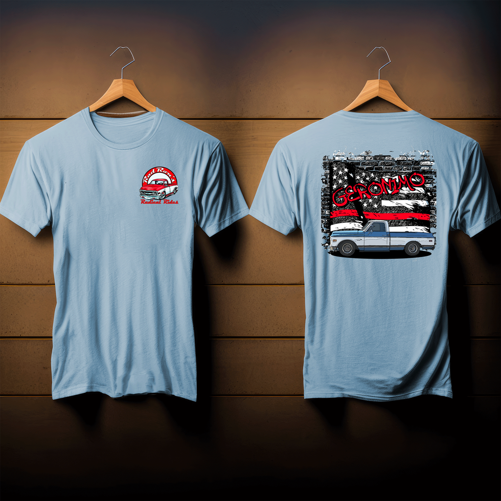 Fireman flag of Geronimo T-shirt – AutoArtThreads
